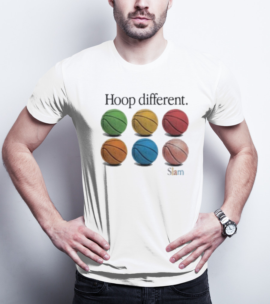 Kate Martin Hoop Different Slam Basketball Multicolor Balls T-Shirt
