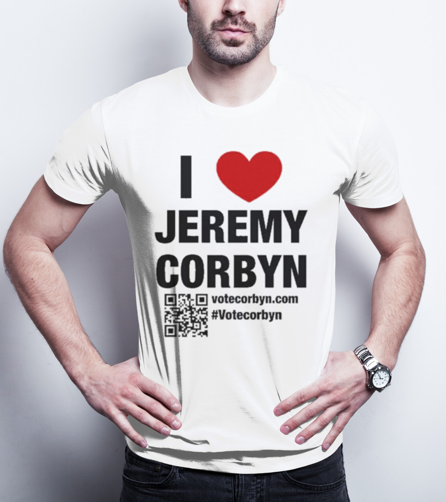 I Love Jeremy Corbyn VoteCorbyn.com #VoteCorbyn T-Shirt