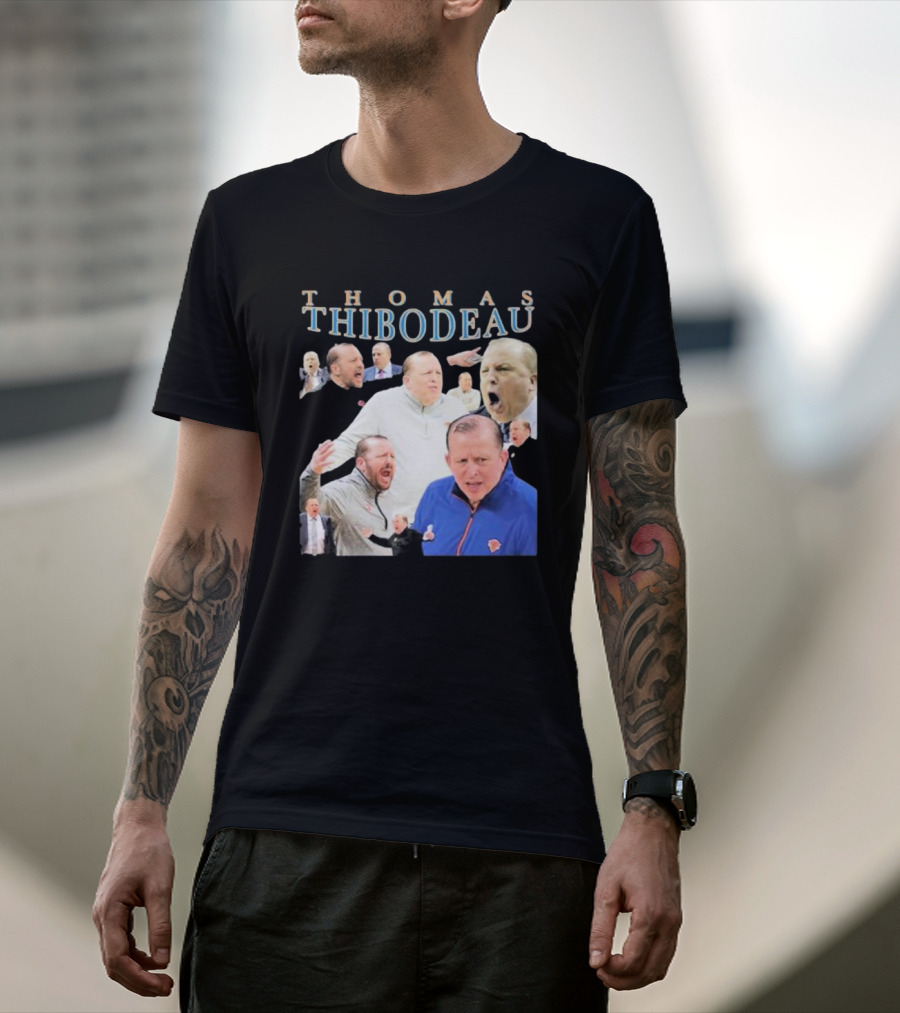 Thomas Thibodeau New York Knicks Coach Passionate Expressions T-Shirt