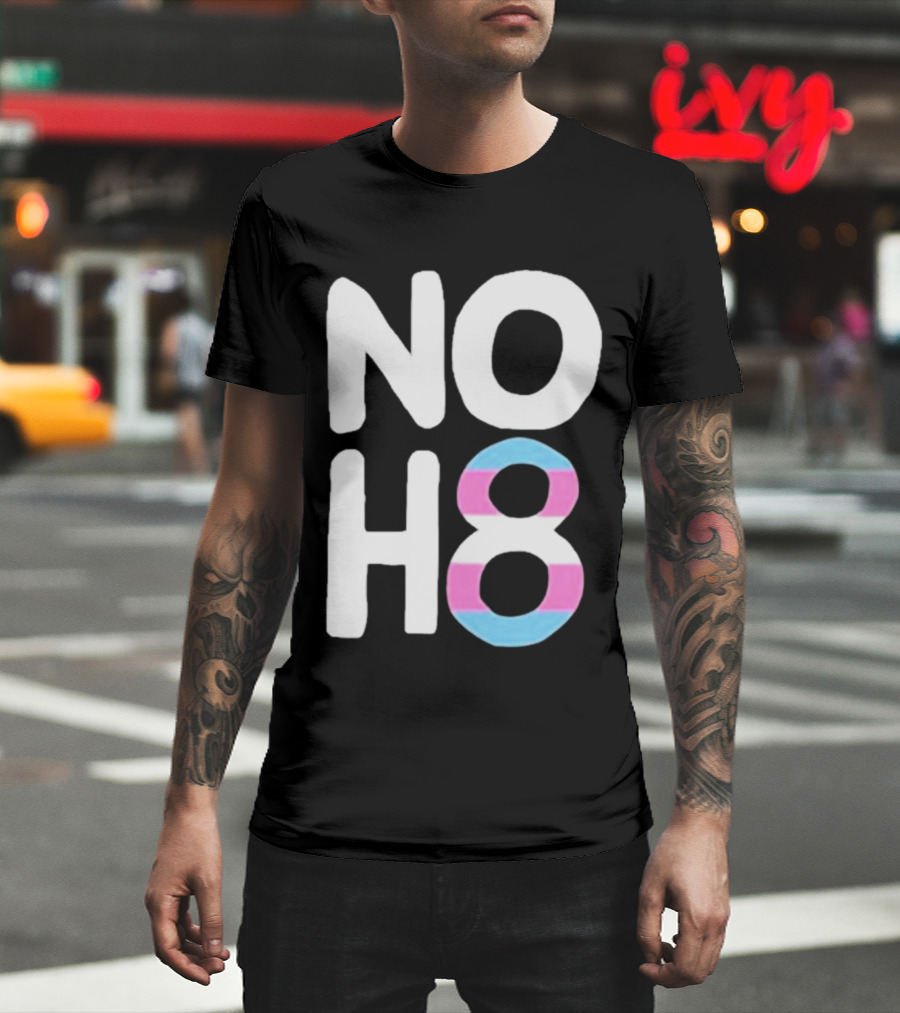 NO H8 Trans Pride Colors T-Shirt