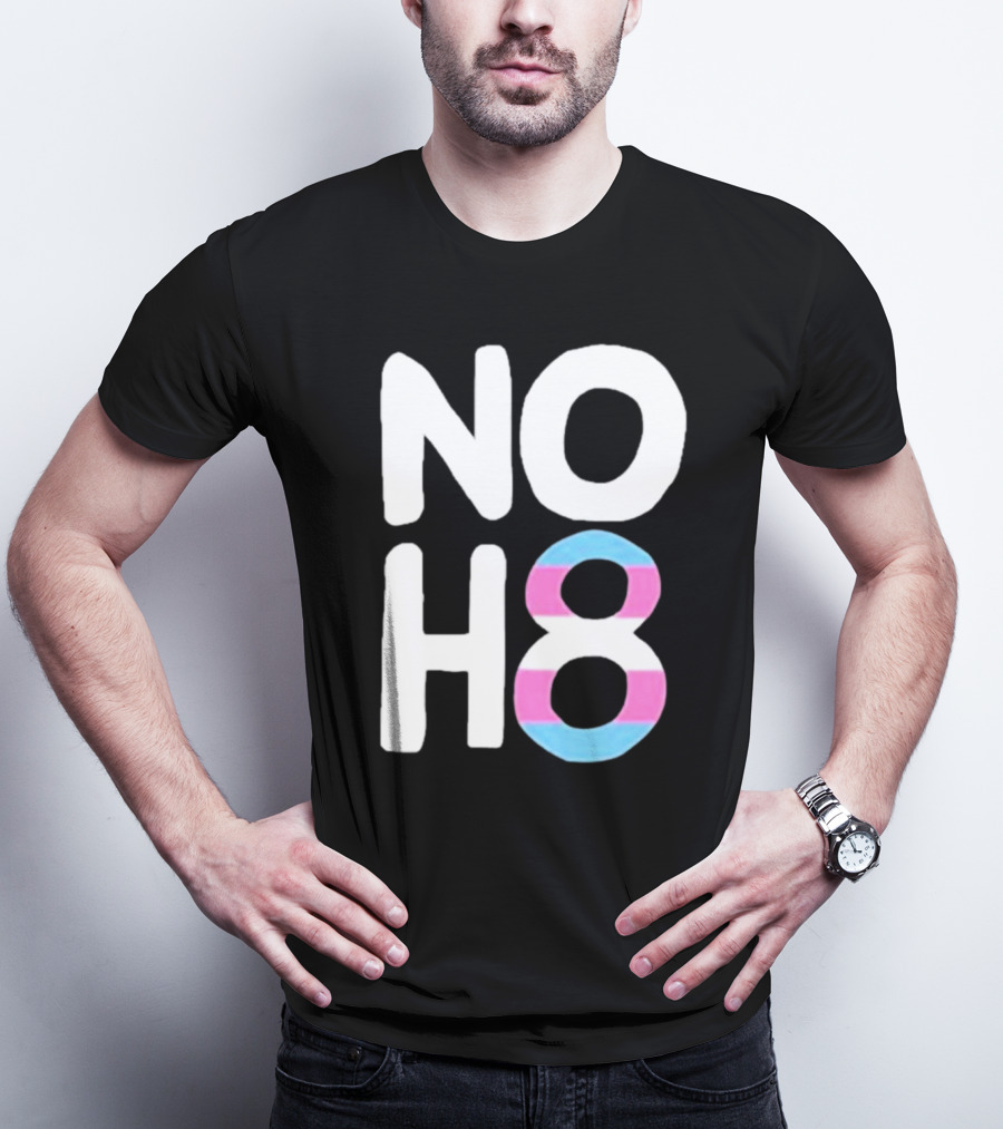 NO H8 Trans Pride Colors T-Shirt