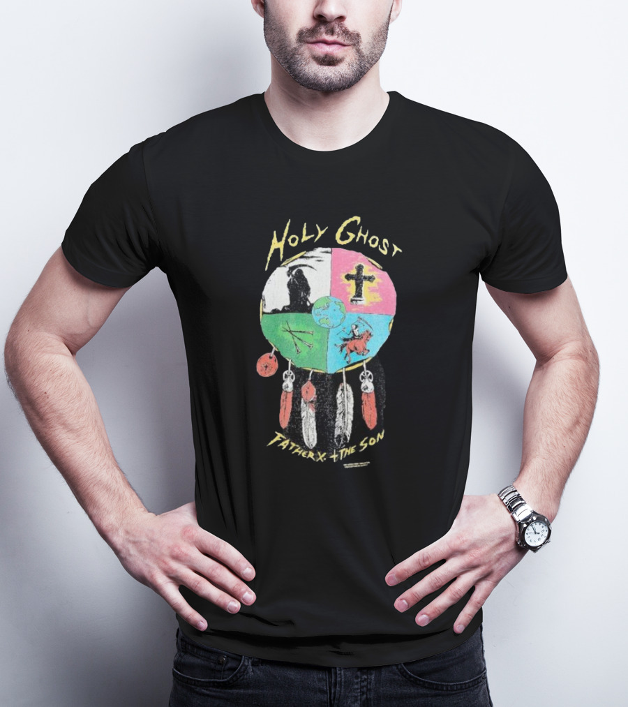 Holy Ghost Father X The Son Dreamcatcher Iconography T-Shirt