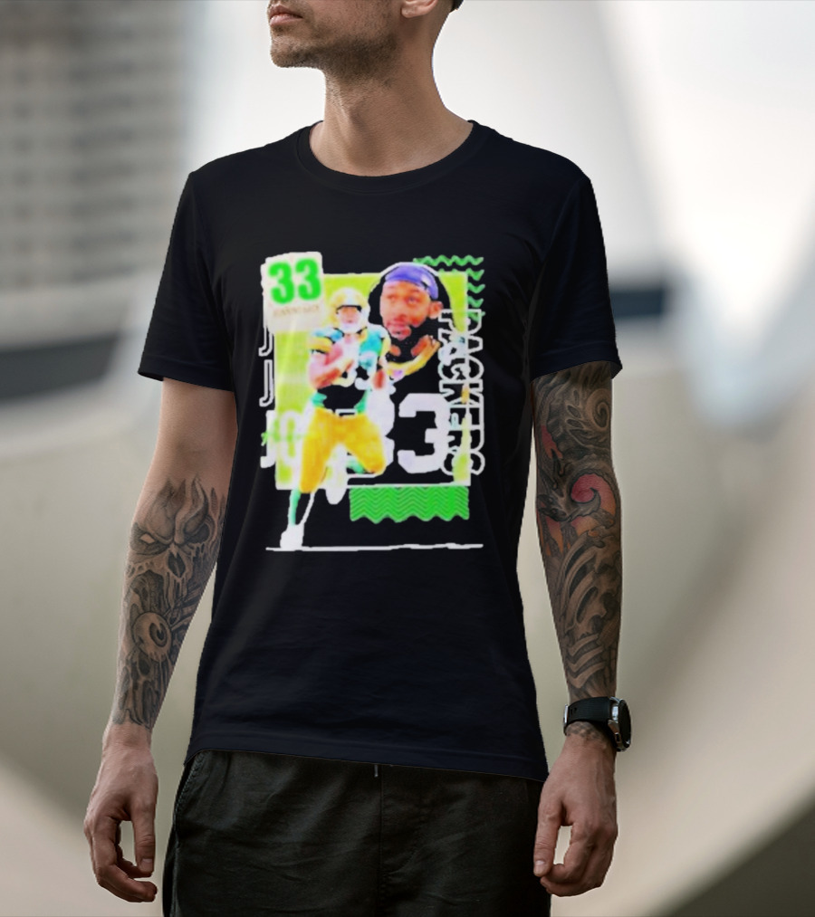 Packers Aaron Jones 33 Football Player Running Back T-Shirt