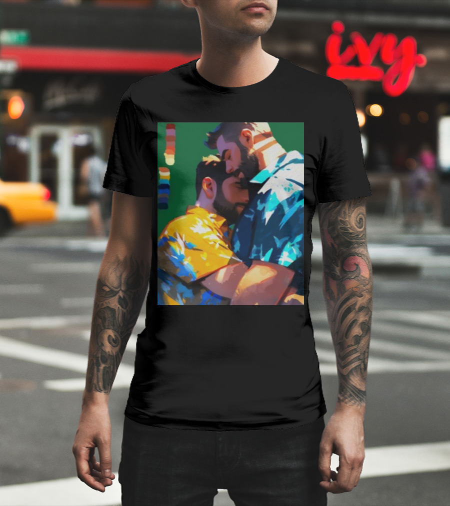 Ego Rodriguez Colours Pride Men's Embrace T-Shirt