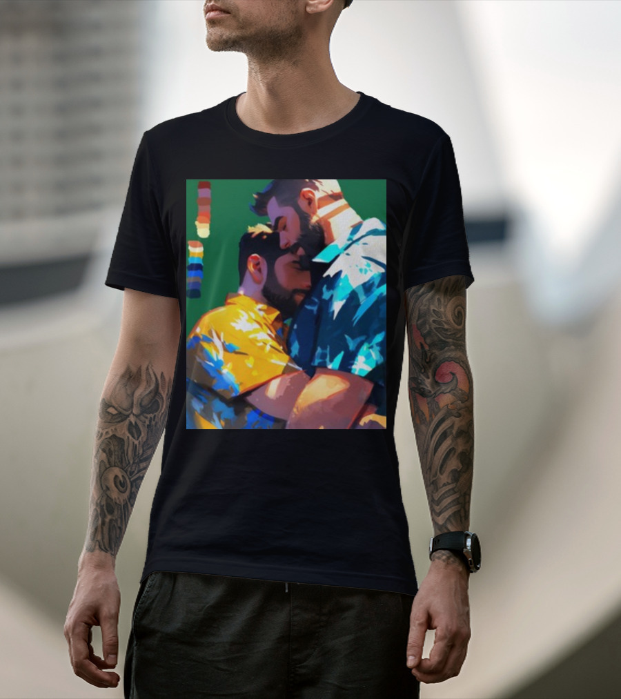 Ego Rodriguez Colours Pride Men's Embrace T-Shirt