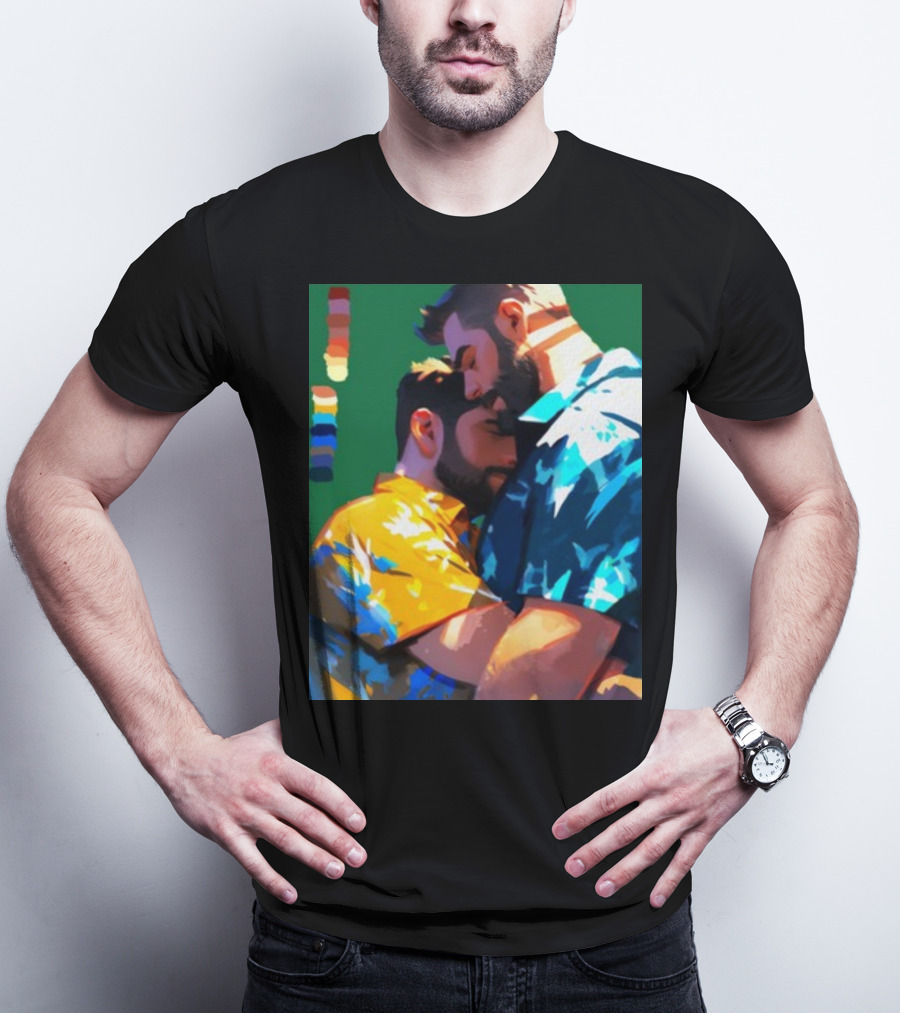 Ego Rodriguez Colours Pride Men's Embrace T-Shirt
