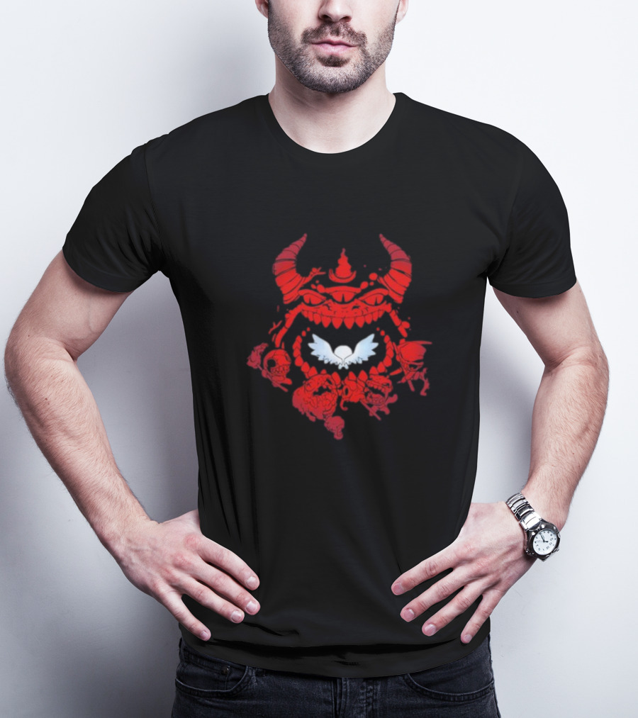The Binding Of Isaac The Beast Red Demon Wings T-Shirt