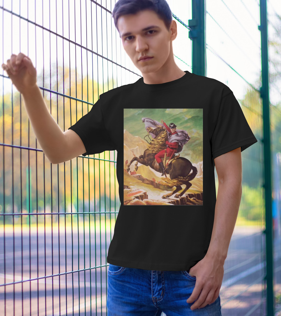 Maximilian Dood Raul Julia M Bison Crossing The Alps T-Shirt
