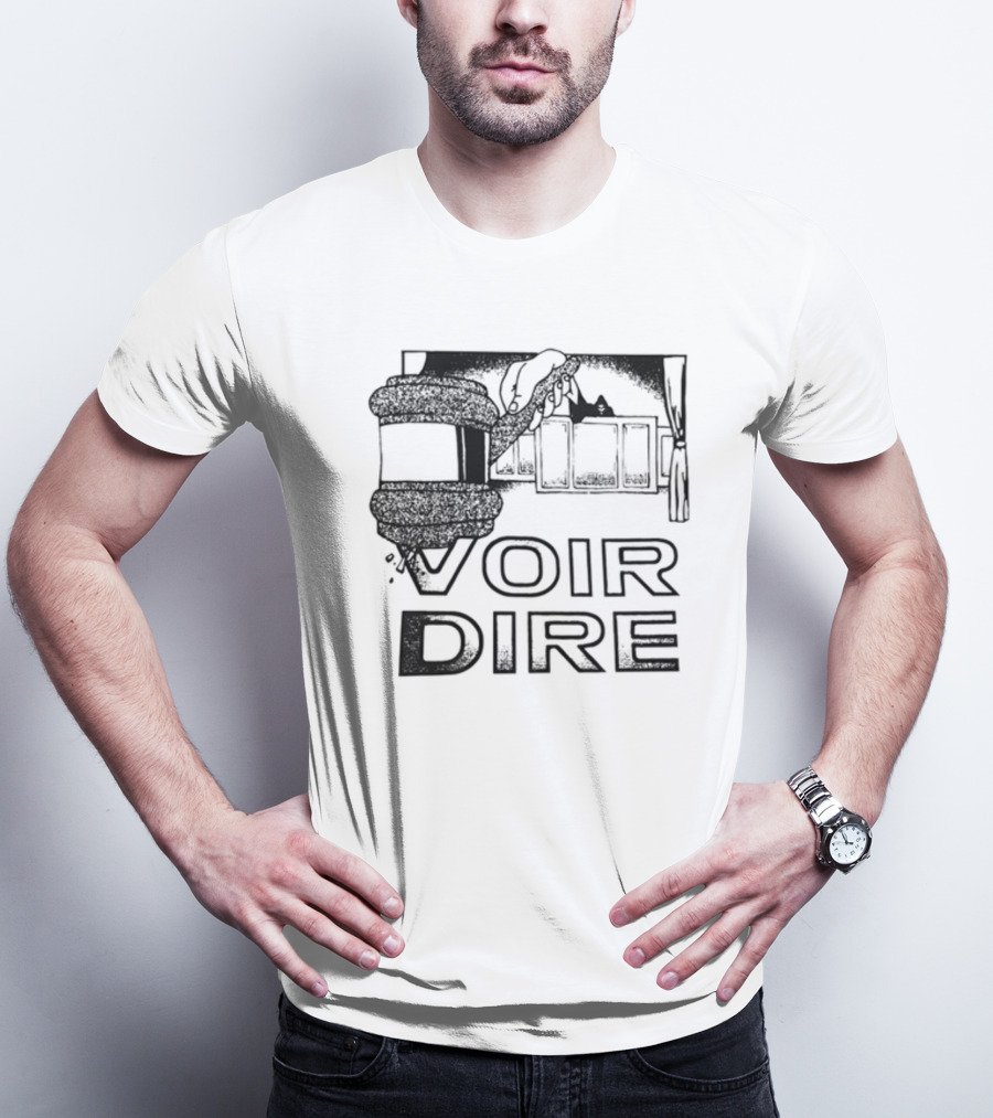 Voir Dire Earl Courtroom Gavel Scene T-Shirt