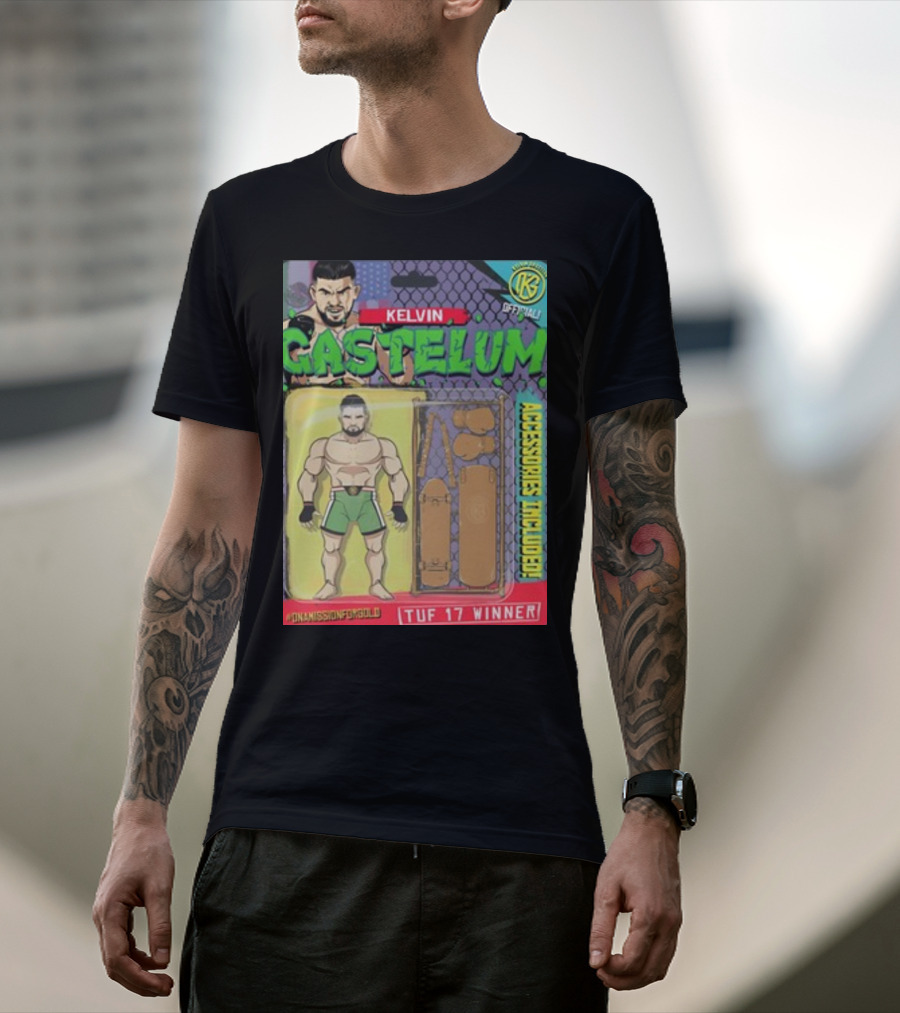 Kelvin Gastelum OnMissionForGold TUF 17 Winner Accessories Included T-Shirt