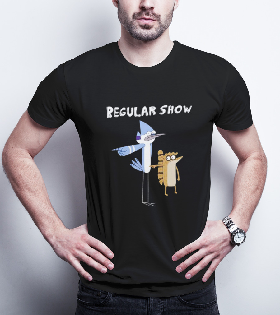 Regular Show Mordecai And Rigby Characters T-Shirt