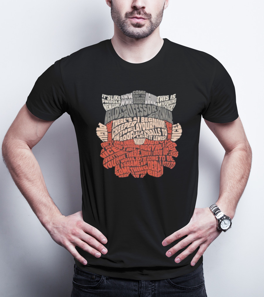 Yogscast Honeydew Professor Grimandiggy Bugger Creeper Parrot Diggy Minni Birdy T-Shirt