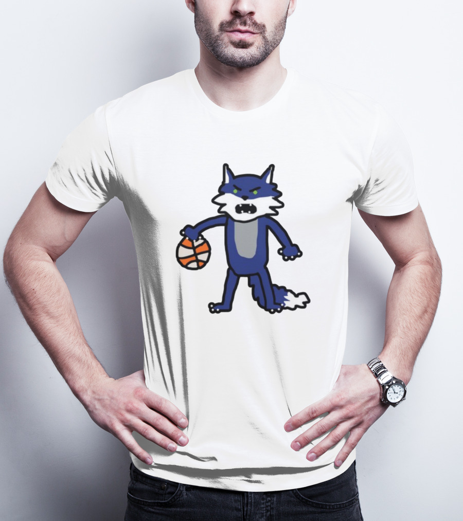 Lynx Paint Night Basketball Wolf T-Shirt
