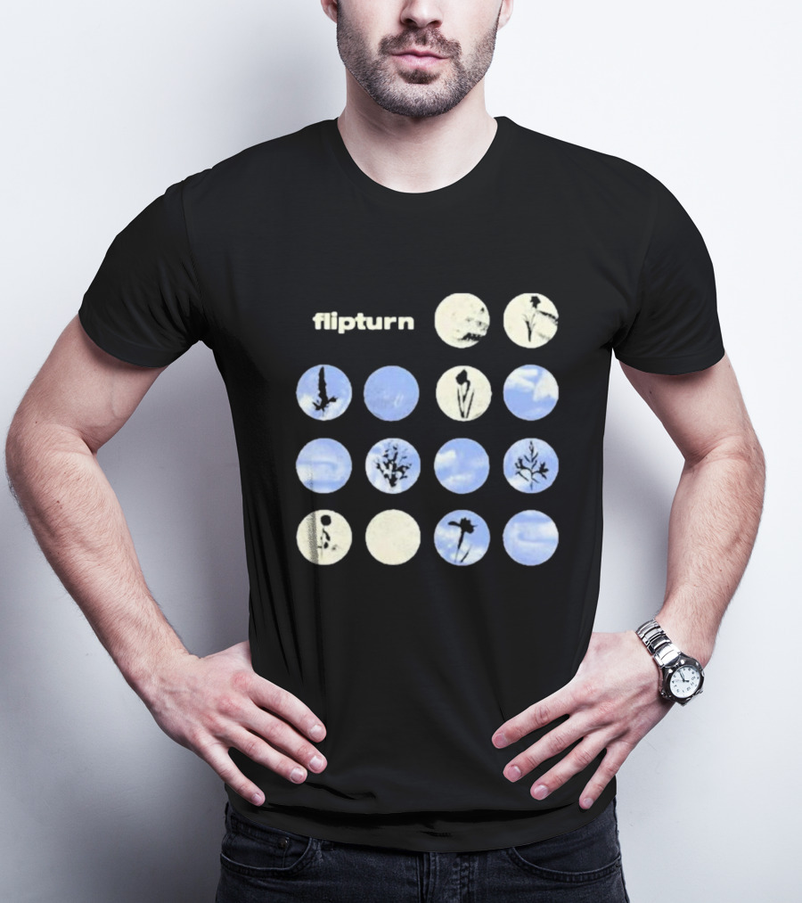 Flipturn Wildflower Sky Circles Botanical T-Shirt