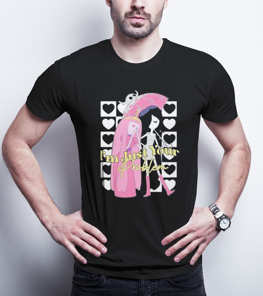I'm Just Your Problem Adventure Time Heart Umbrella T-Shirt