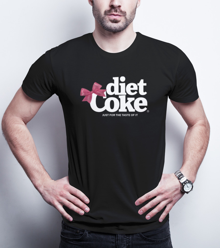 Diet Coke Just For The Taste Of It With Red Bow T-Shirt
