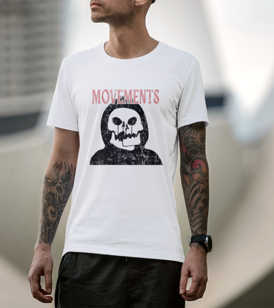Movements Afraid To Die Black Hoodie Skull T-Shirt