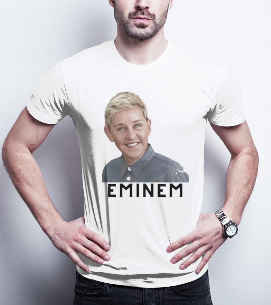 Eminem Ellen Degeneres Face Mashup T-Shirt