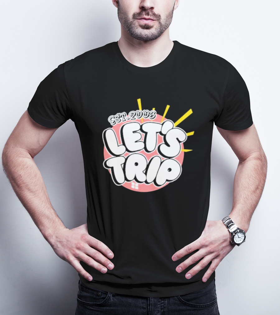 Let's Trip Bubble Est 2003 Sunburst T-Shirt