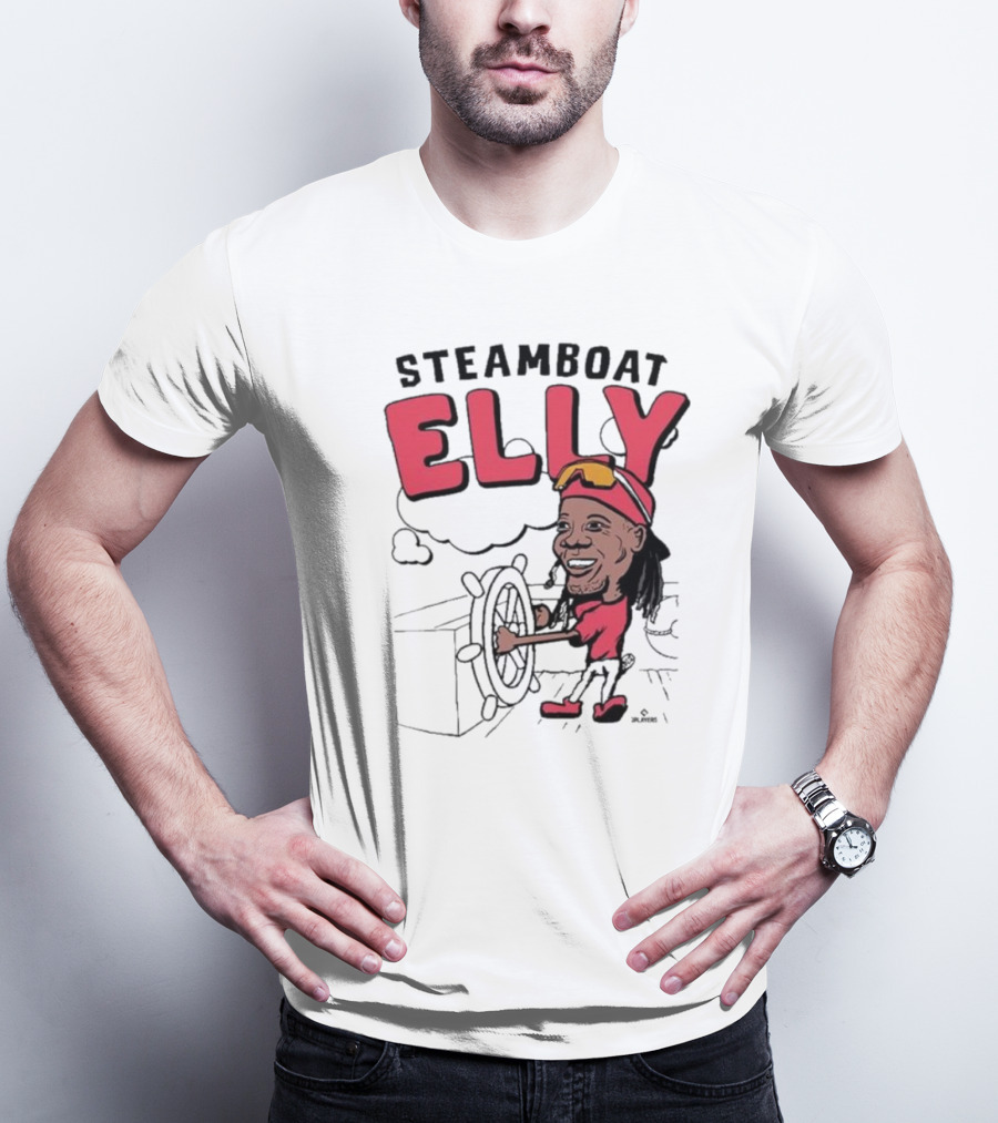 STEAMBOAT ELLY Elly De La Cruz Wheel Turner Cartoon T-Shirt