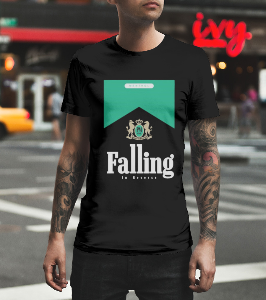 Falling In Reverse Menthol Crest And PM T-Shirt