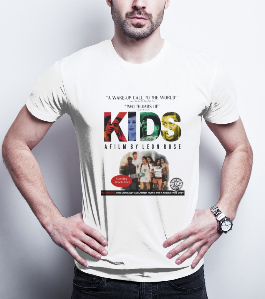 A Wake-up Call To The World Two Thumbs Up Kids A Film By Leon Rose Starring Brock Aller T-Shirt