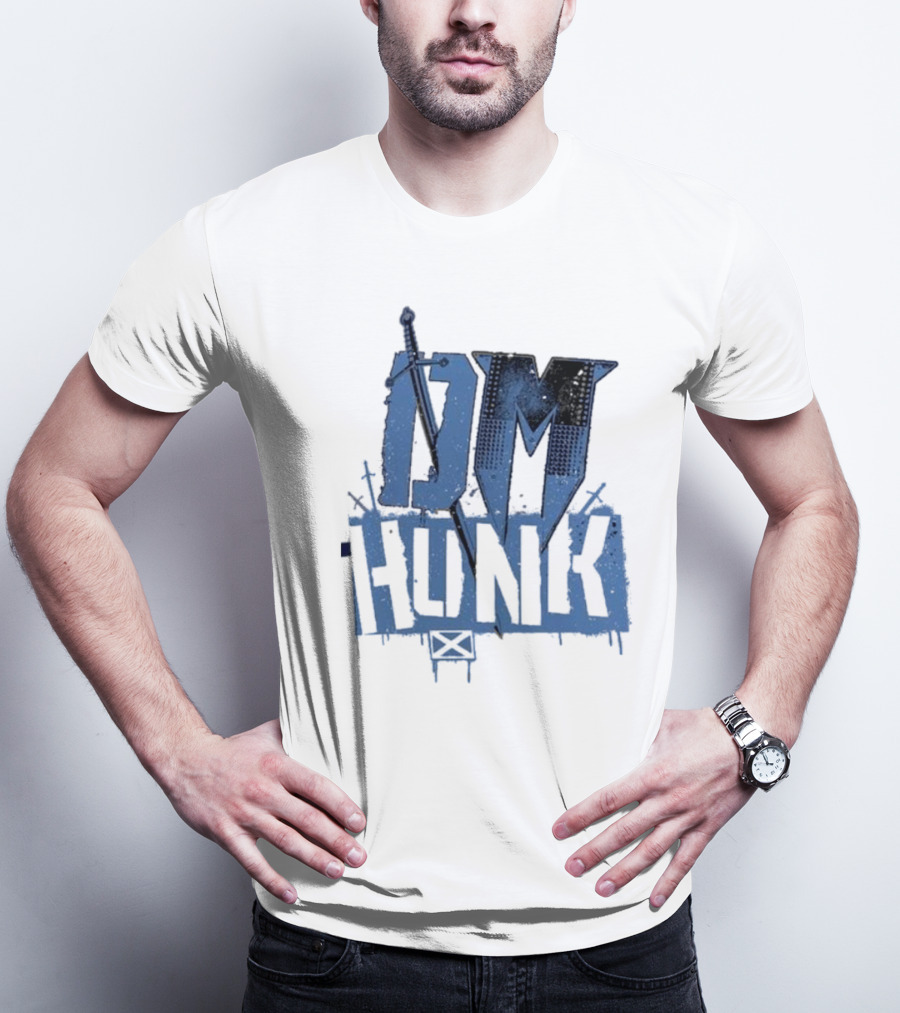Drew Mcintyre DM Hunk Crossed Swords Ringer T-Shirt