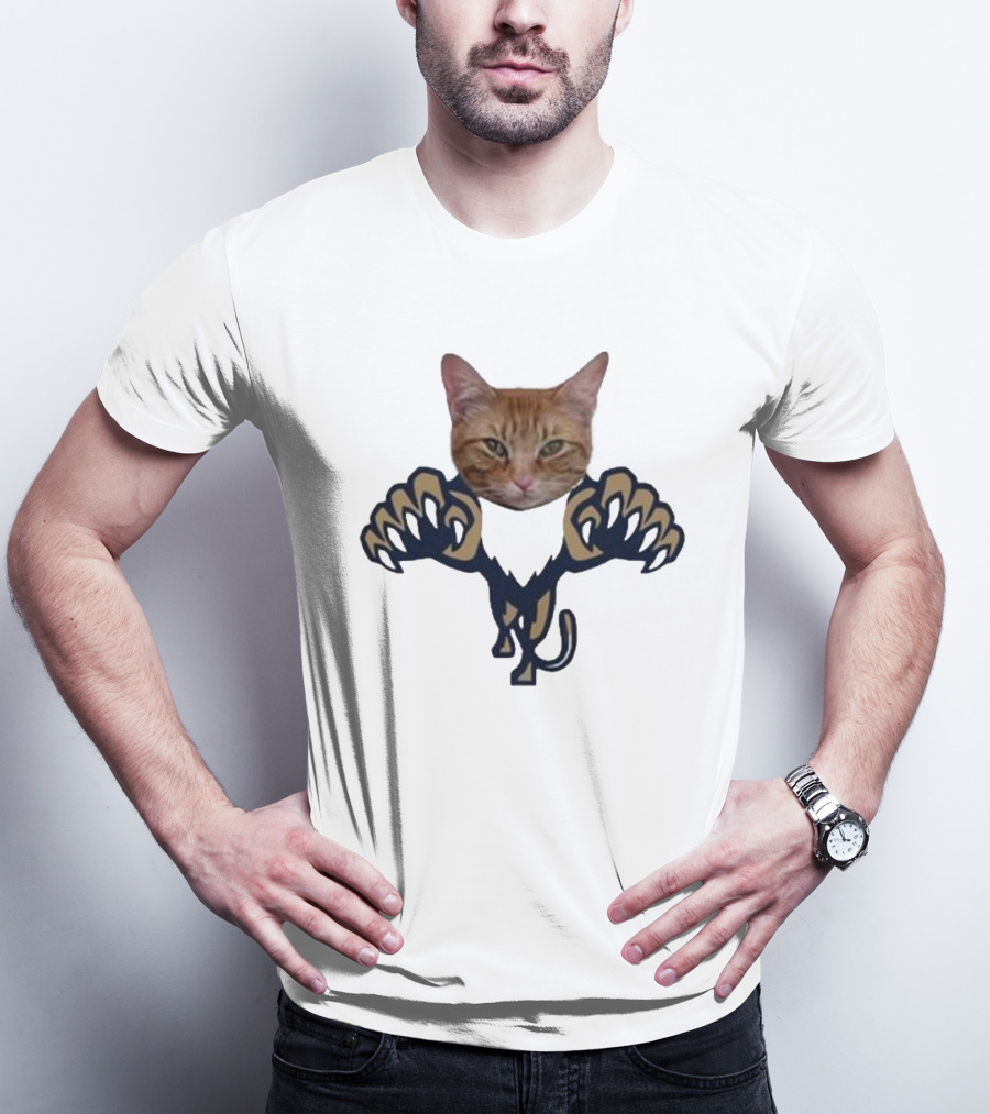 Florida Panthers Cat Head Logo Paul Maurice T-Shirt