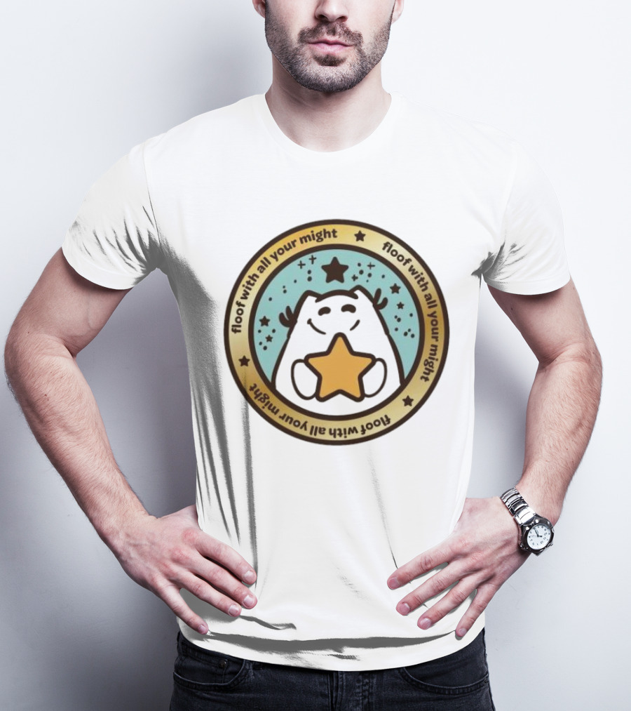 Floof With All Your Might Starry Circle Logo Est 2005 T-Shirt
