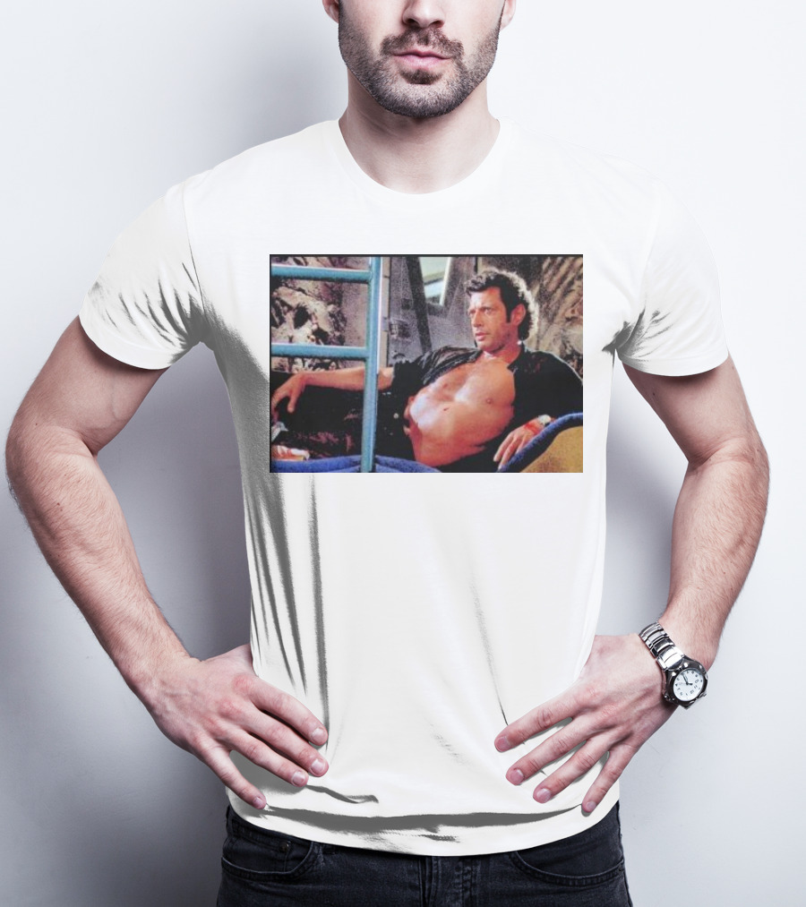 Ian Malcolm Jurassic Park Iconic Scene T-Shirt