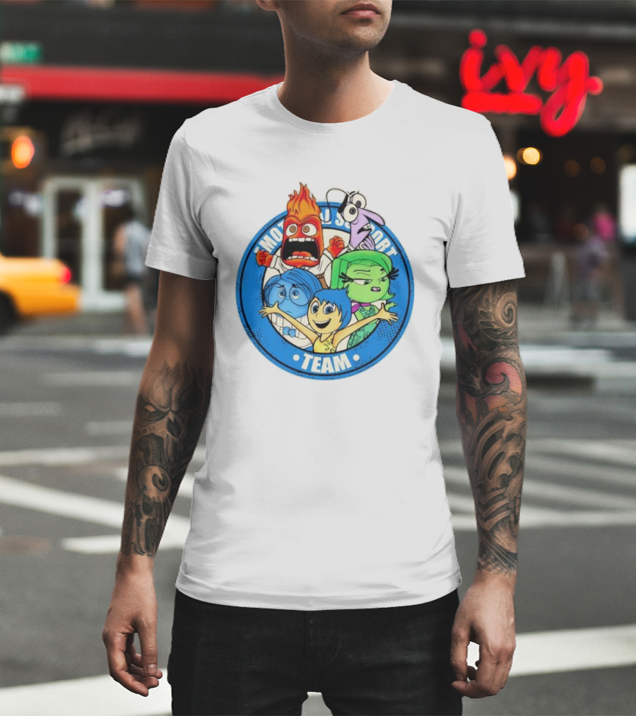 Emotional Support Team Inside Out Characters Riley's Emotions T-Shirt
