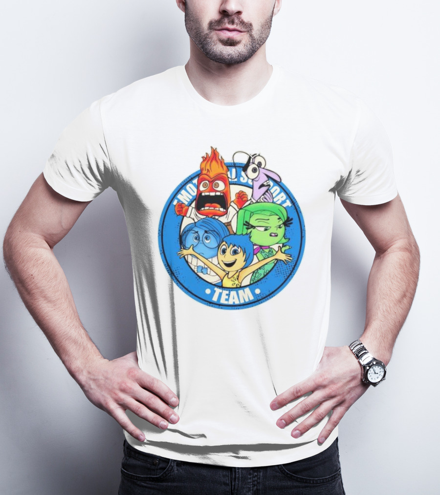 Emotional Support Team Inside Out Characters Riley's Emotions T-Shirt