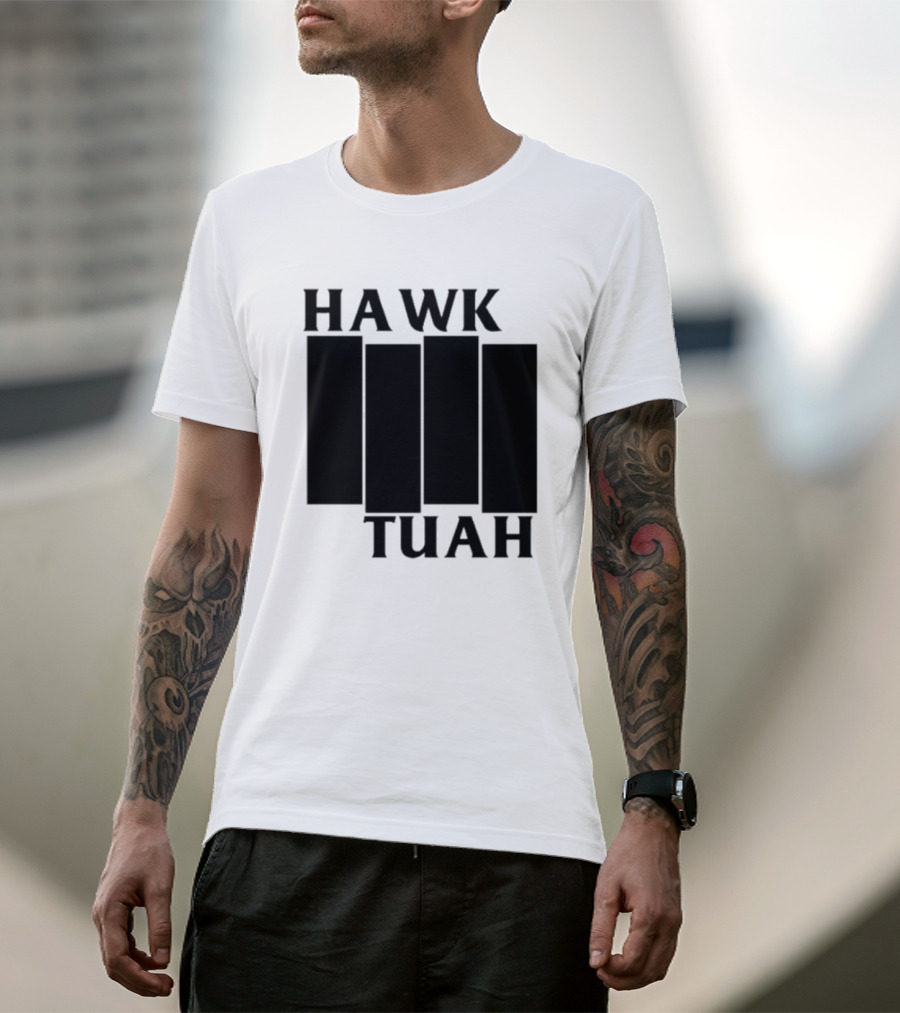 Hawk Tuah Black Flag T-Shirt