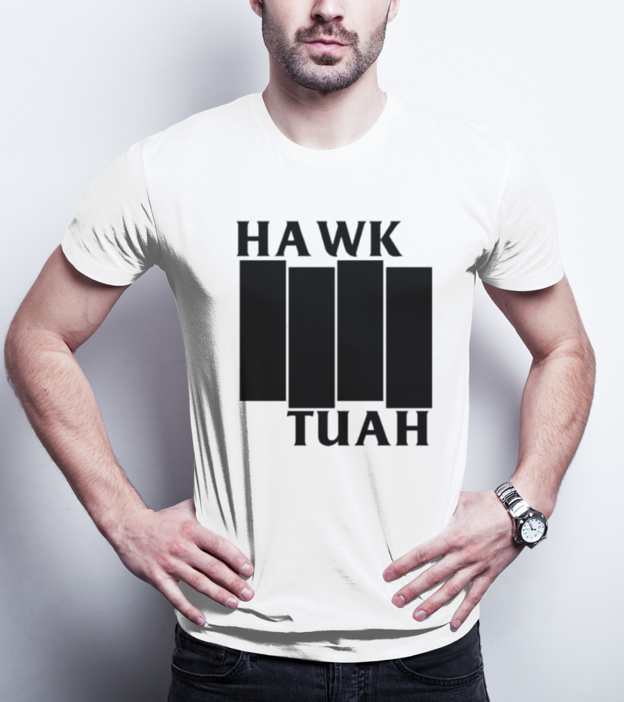 Hawk Tuah Black Flag T-Shirt