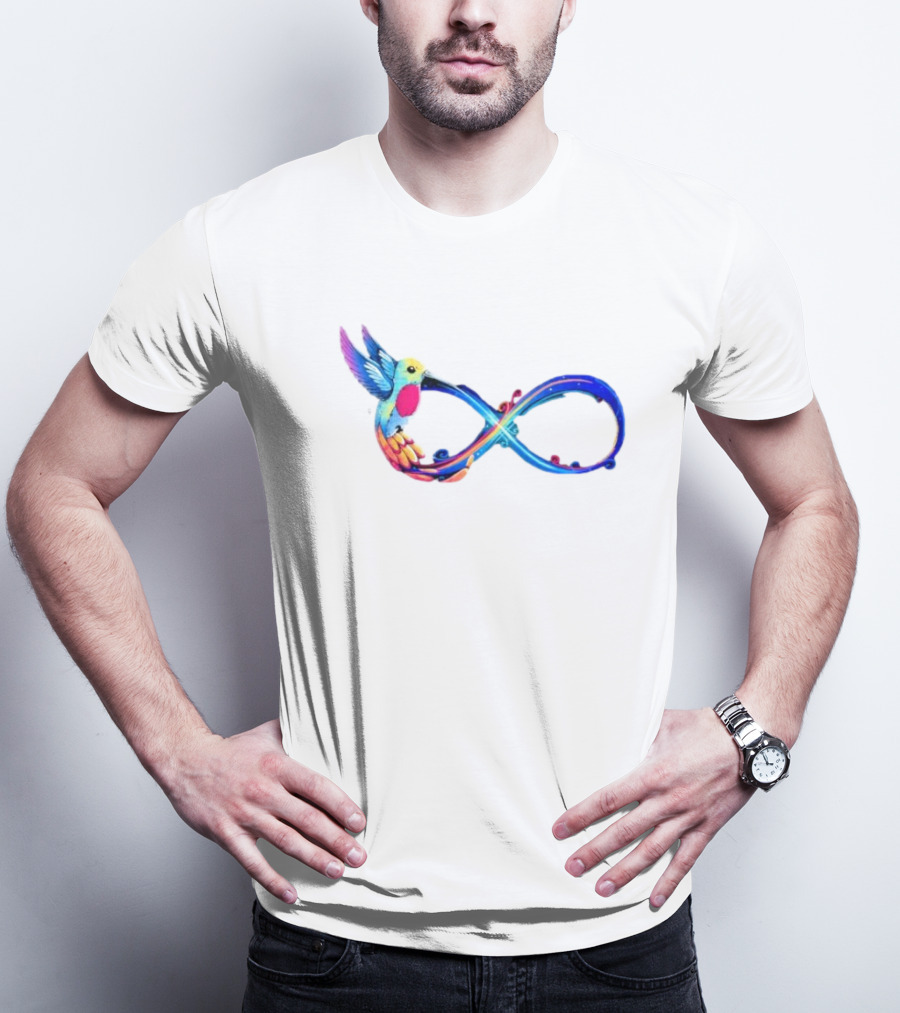 Infinity Colorful Bird T-Shirt