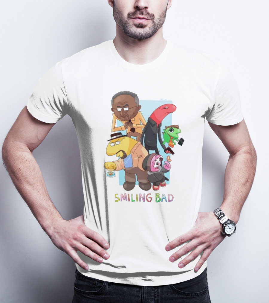 Smiling Bad Characters Joolianee Inspired Cartoon T-Shirt