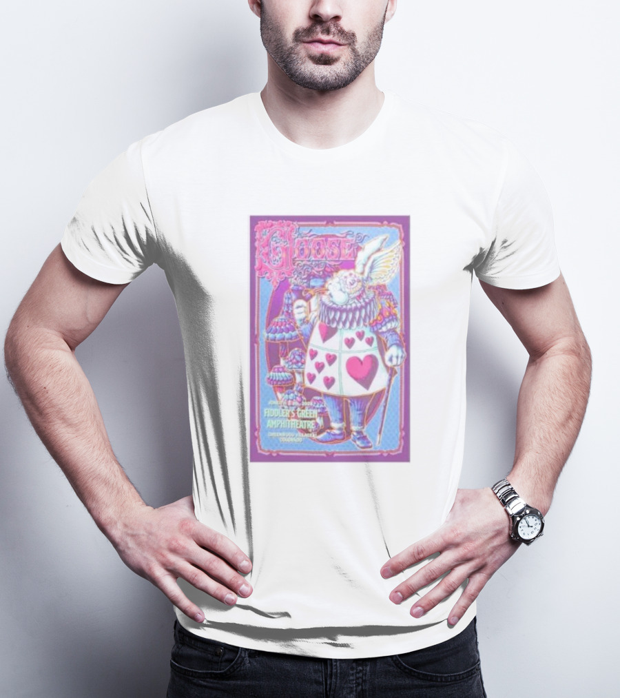 Goose At Fiddler's Green Amphitheatre Denver Wonderland T-Shirt