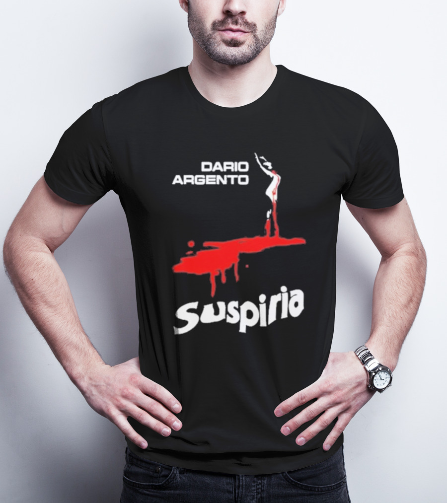Dario Argento Suspiria Louisa Red Silhouette Blood Splatter T-Shirt