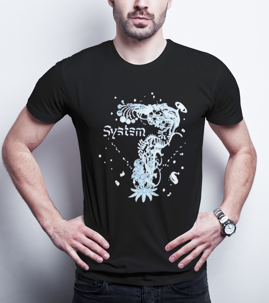 System 7 Unique Floral T-Shirt