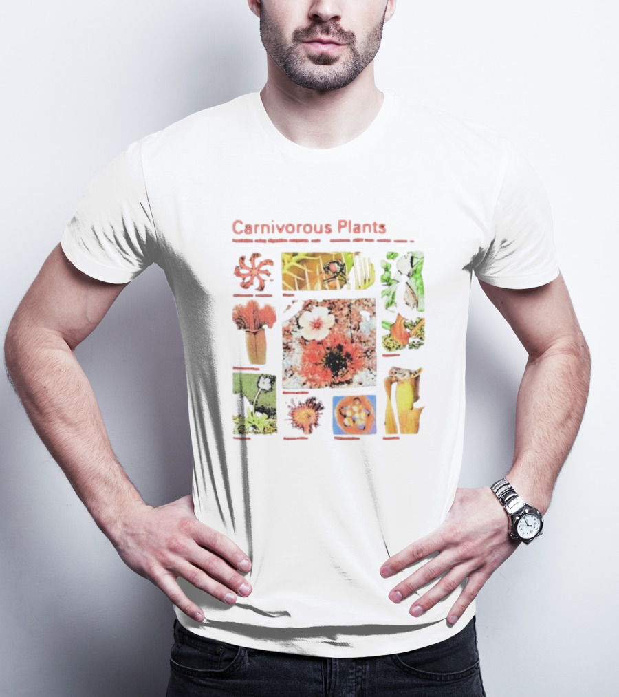 Carnivorous Plants Nepenthes Dionaea Drosera Sarracenia Aldrovanda Trapping Mechanisms T-Shirt