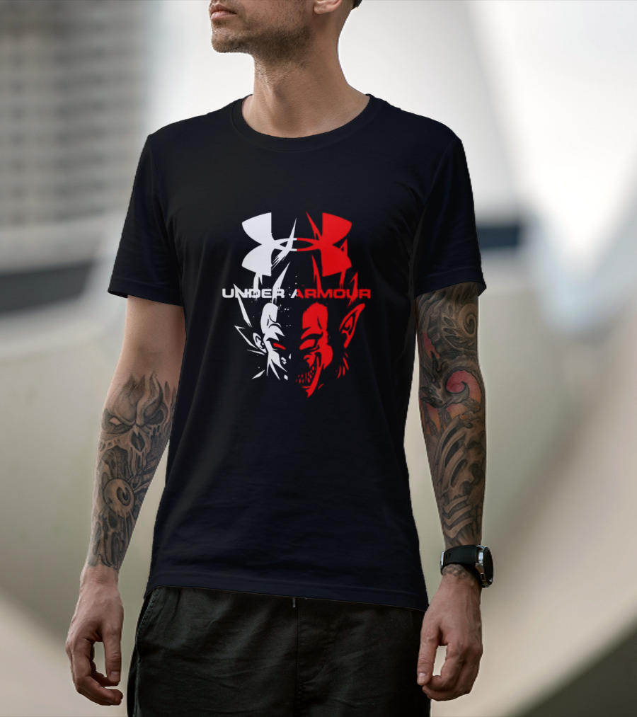 Vegeta Dual Face Under Armour Dragon Ball T-Shirt