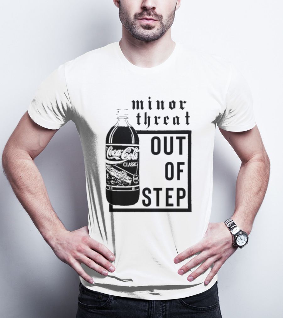 Minor Threat Out Of Step Coca-Cola Classic Bottle T-Shirt