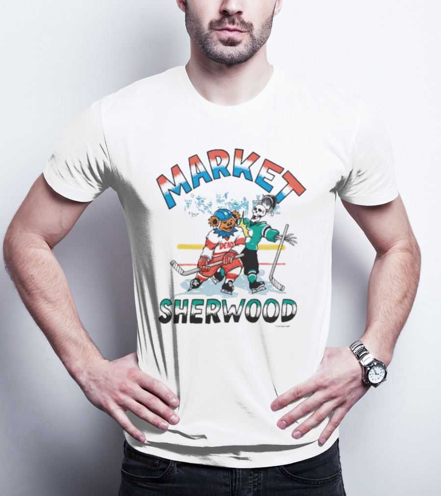 Sherwood Gd Bender Market Hockey Bear T-Shirt