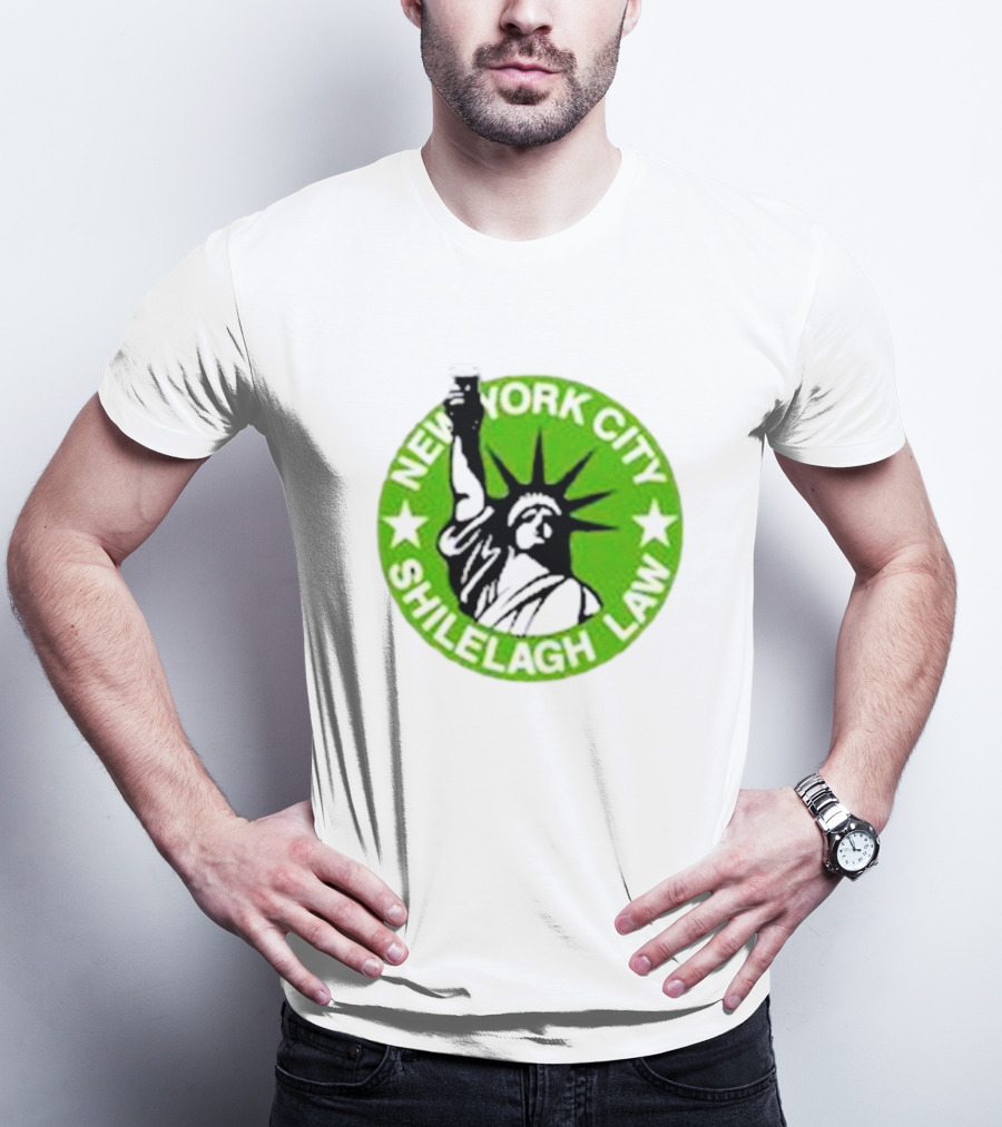 New York City Shilelagh Law Statue Of Liberty Beer T-Shirt