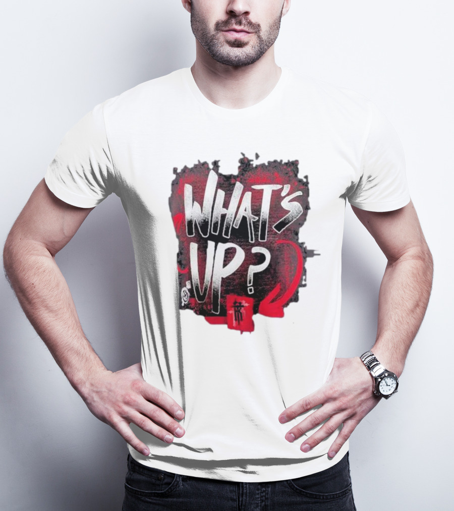 What's Up Bold Graphic R-Truth T-Shirt