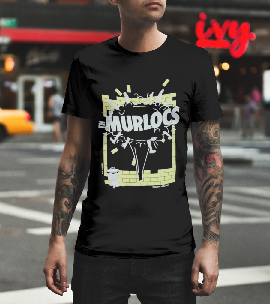 The Murlocs Brick Wall Rumble Explosion T-Shirt