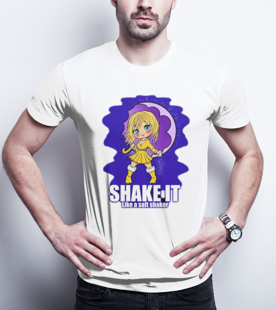 SHAKE IT Like A Salt Shaker Anime Girl T-Shirt