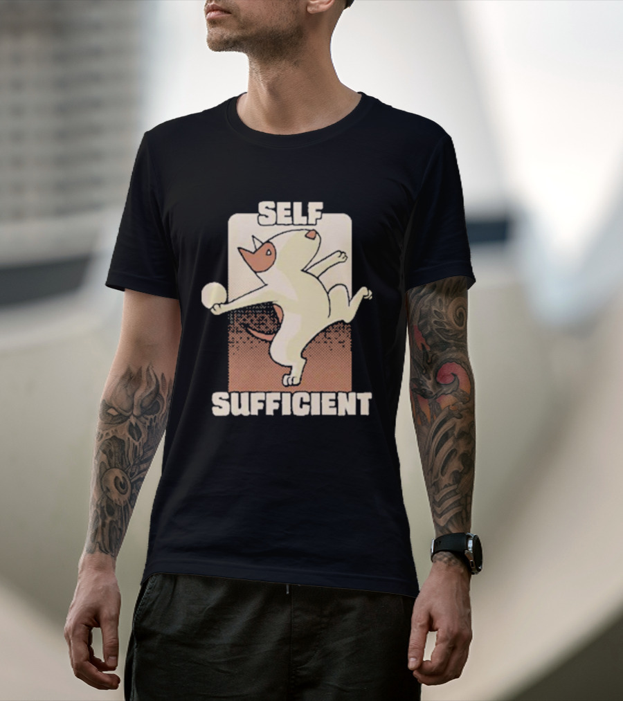 SELF SUFFICIENT BULL TERRIER T-Shirt