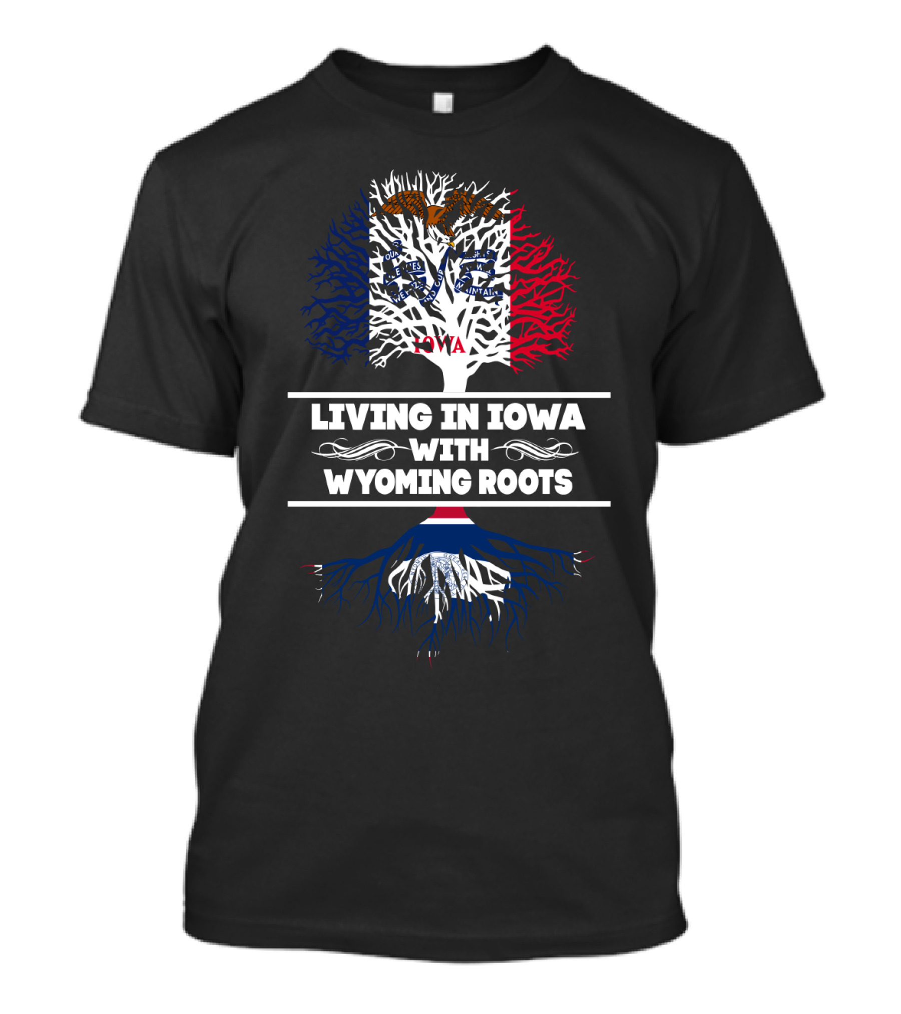 Iowa Lifestyle Embracing Heritage With Wyoming Roots State Pride T-Shirt
