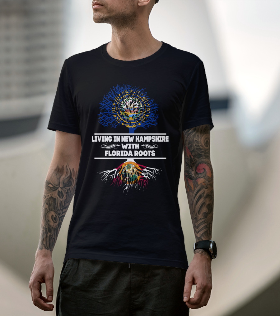 New Hampshire Life Embracing Florida Heritage Tree T-Shirt